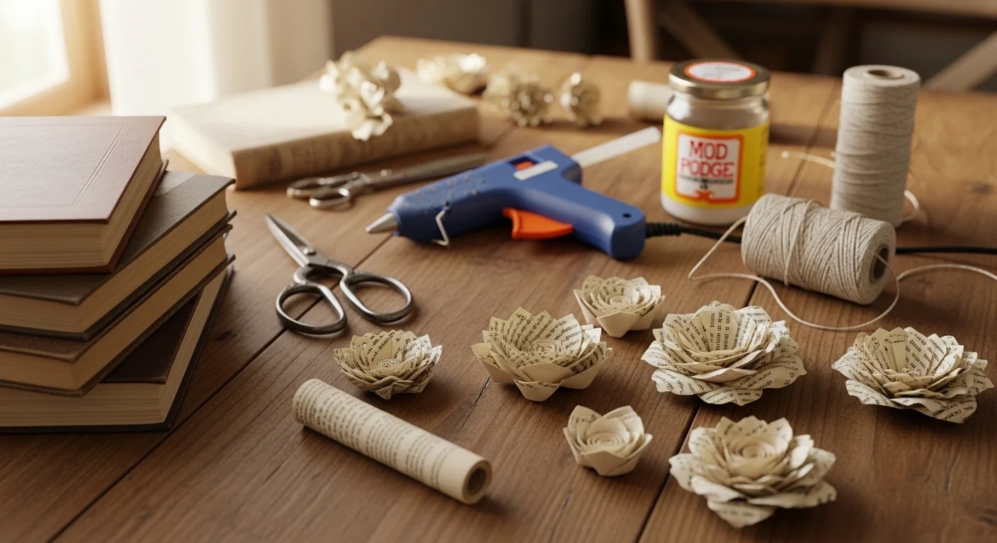 25 Old Book Craft Ideas That Turn Pages into Art - diyvisual.com